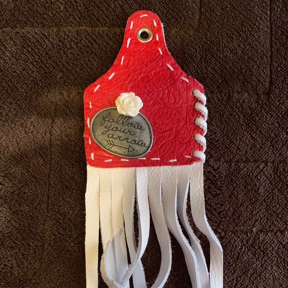 Accessories | Leather Ear Tag Keychain | Poshmark